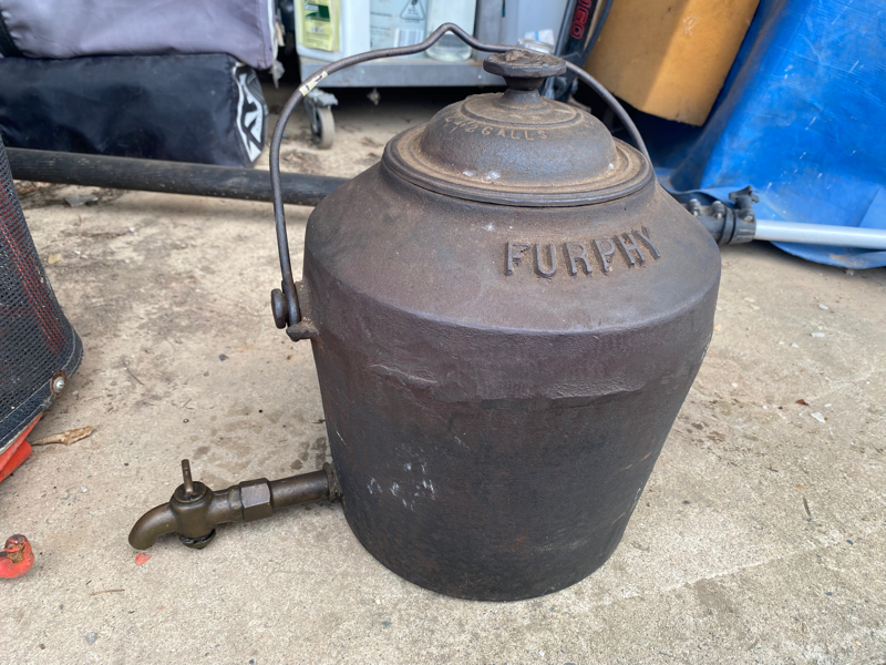 LOT 154 - Furphy kettle/fountain | AuctionsPlus