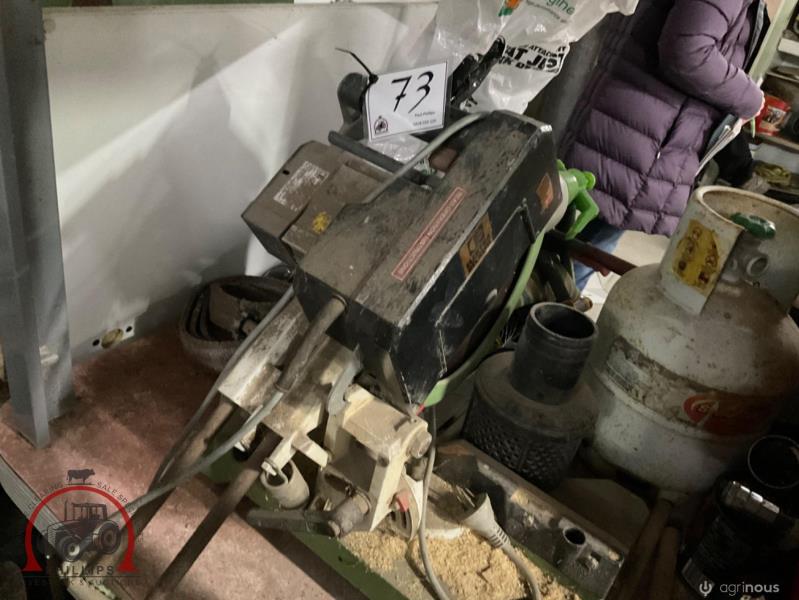 Lot 73 - Electra Beckham timber drop saw | AuctionsPlus