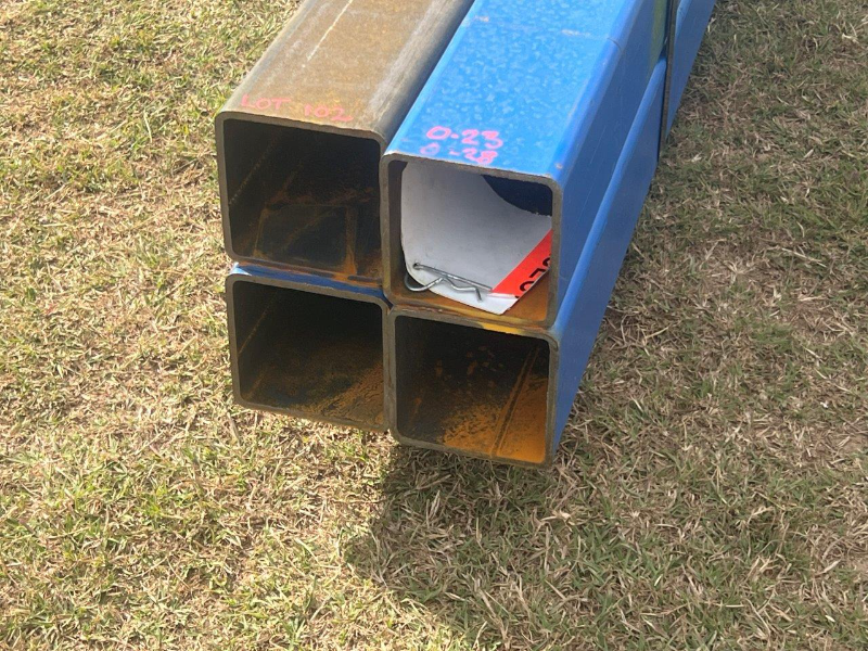 Lot 102 - 4 X LENGTHS OF 125 X 125 OF RHS | AuctionsPlus