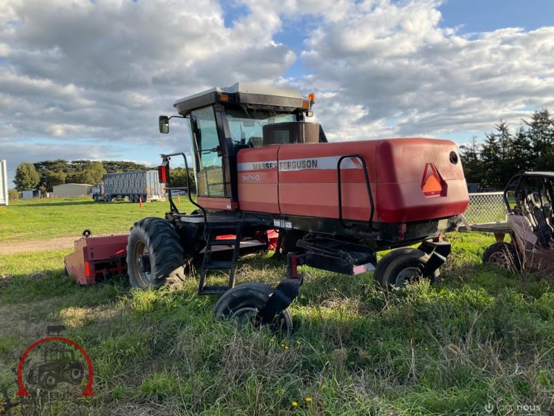 Lot 29 - Massey Ferguson 5260 windrower | AuctionsPlus
