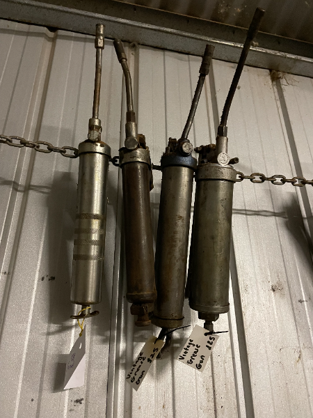Lot 109 - Vintage Grease Guns (x4) | AuctionsPlus