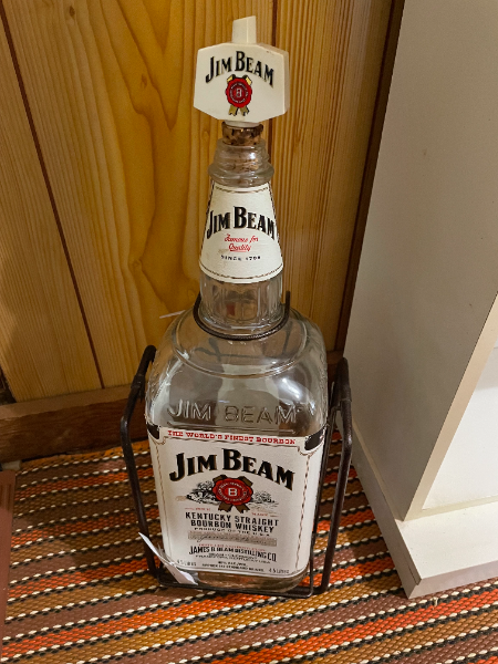 Lot 231 - Jim Beam 4.5L Collectible Bottle on Stand | AuctionsPlus