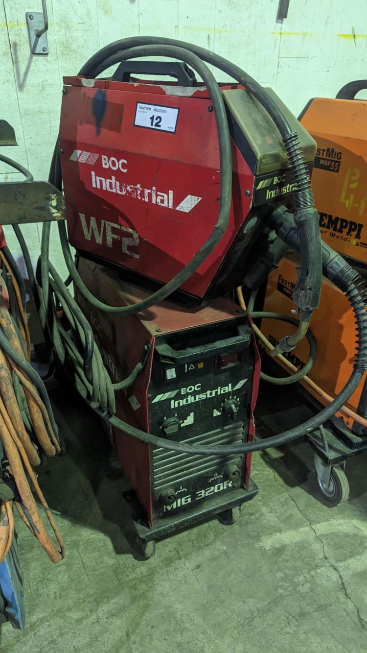Lot 12 - BOC Industrial 320R MIG Welder | AuctionsPlus
