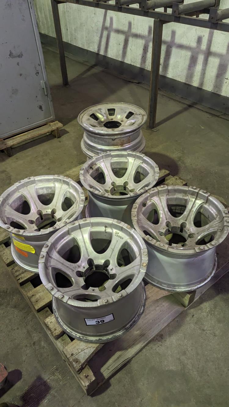 Lot 39 - 6 Stud Dick Cepek Rims - 12' | AuctionsPlus