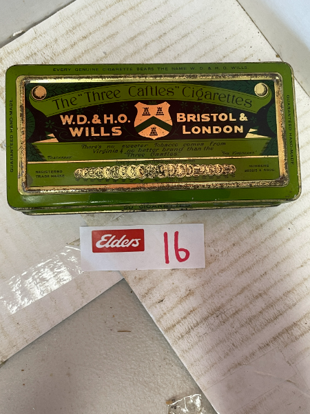 Lot 16 - The 'Three Castles' Cigarettes tin | AuctionsPlus
