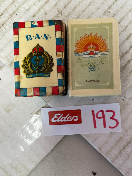Lot 193 - Australian Imperial Force & Navy Matches. | AuctionsPlus