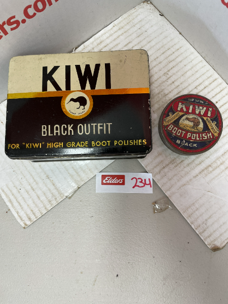 Lot 234 - Kiwi Polish & Outfit tins | AuctionsPlus