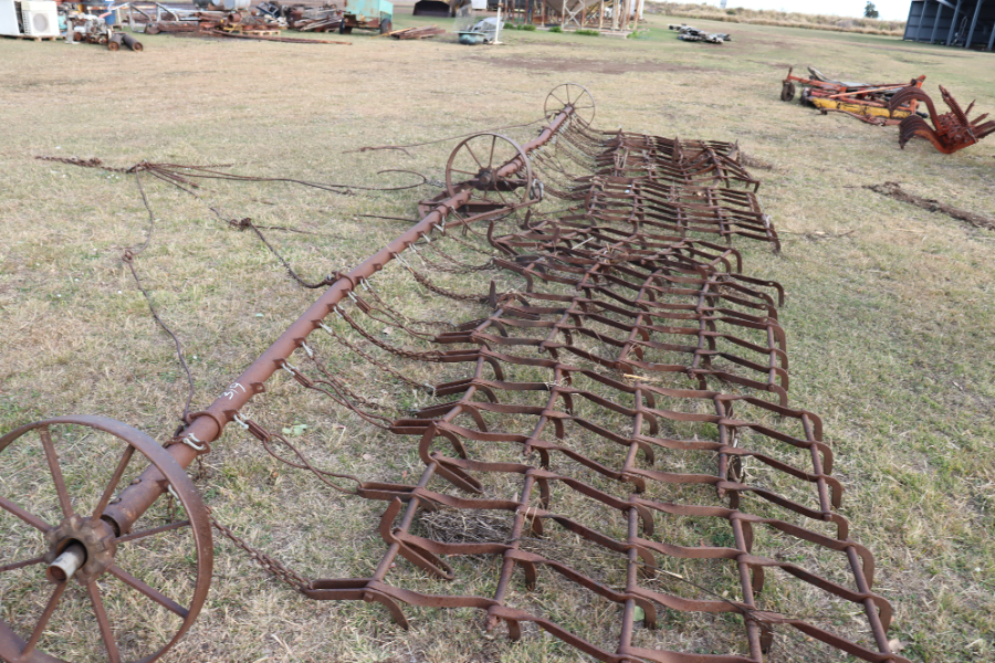 Lot 319 - 30ft Fire harrows | AuctionsPlus