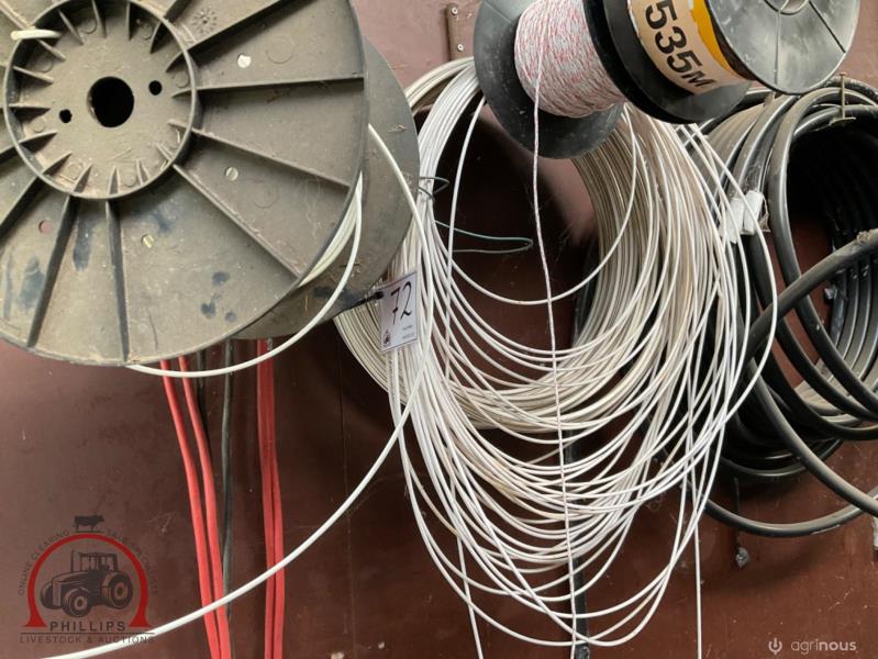 Lot 72 - Qty equine electric sight wire and 4mm sight wire | AuctionsPlus