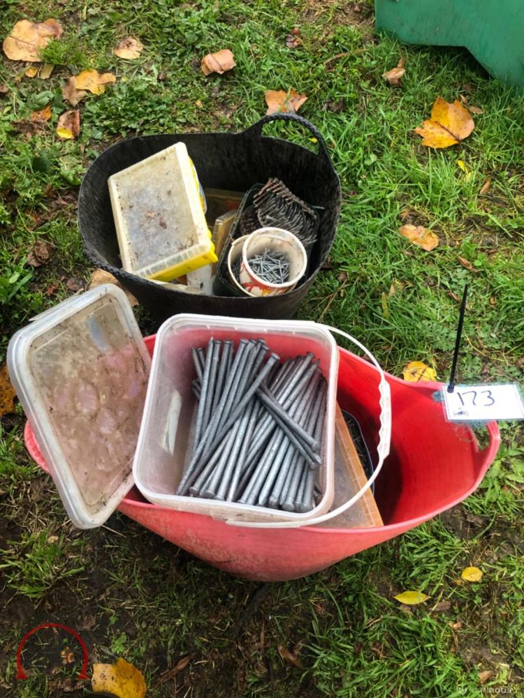 Lot 173 - Bridge spikes and assorted nails | AuctionsPlus