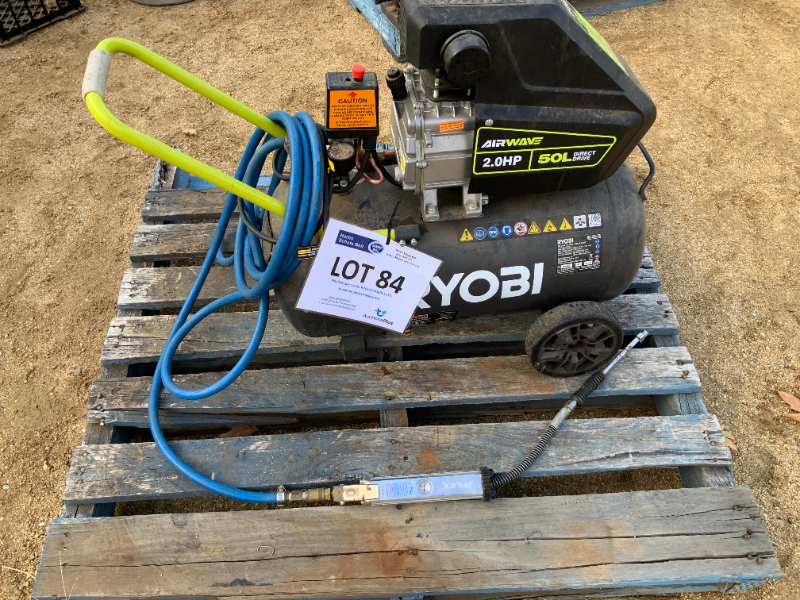 LOT 84 - Ryobi Air compressor | AuctionsPlus