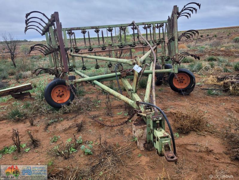 Lot 16 - 23ft John Shearer Field Span Cultivator | AuctionsPlus