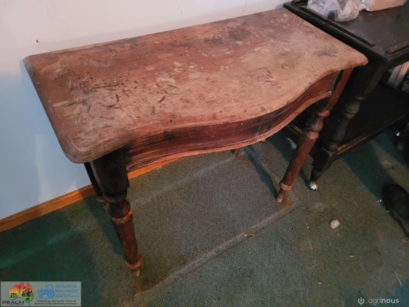 Lot 164 - Timber 'Bow Front' Hall Table | AuctionsPlus