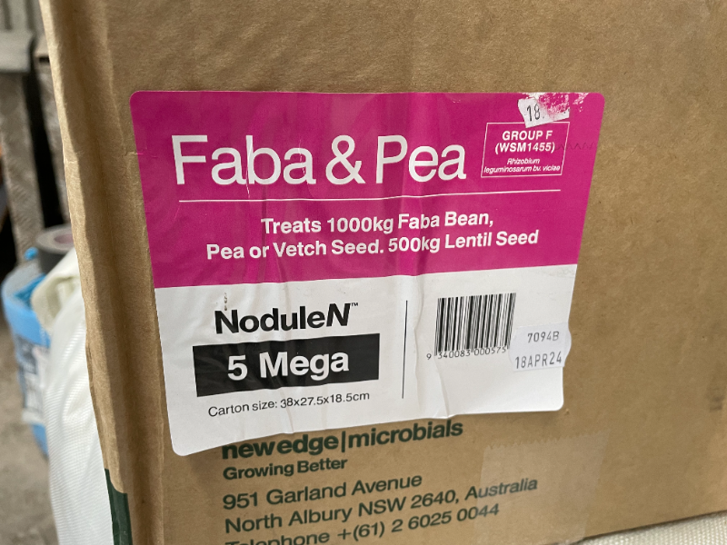 Lot 449 - NODULE N INNOCULANT GROUP F FABA 2.5KG MEGA Pack x 5 packs ...