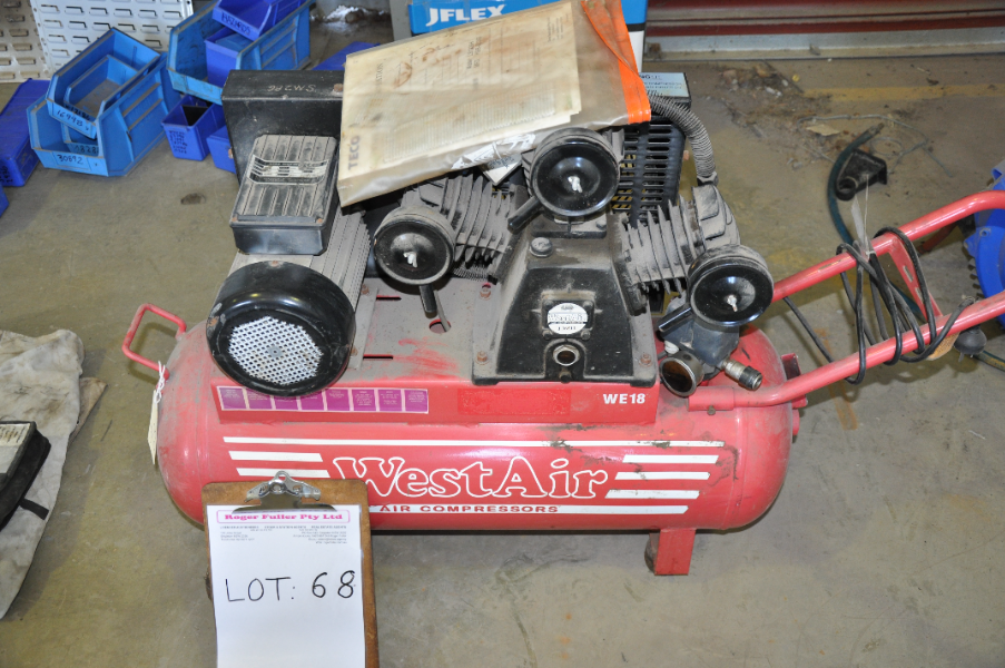 Lot 68 - West air Compressor Electric | AuctionsPlus