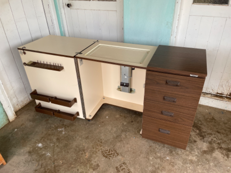 Lot 60 - Horn sewing cabninet | AuctionsPlus