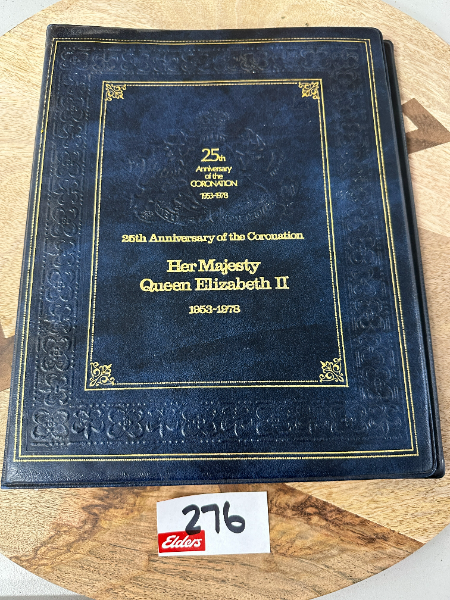 Lot 276 - Stamp Album - 25th Anniversary - Coronation of Her Majesty ...