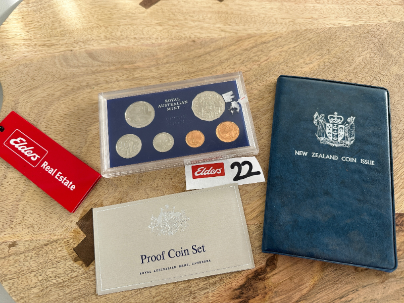 Lot 22 - 1978 Australian Proof Coin Set & 1978 New Zealand Proof Coin Set | AuctionsPlus