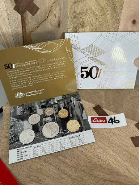 Lot 46 - 2015 50th Anniversary of the Royal Australian Mint six coin ...