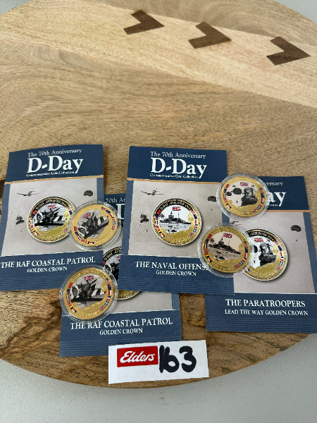 Lot 163 - The 70th Anniversary D-Day Commemorative Coin Collection ...