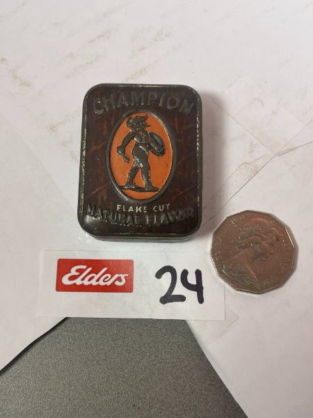 Lot 24 - Champion Flake Cut Natural Flavour Tin. | AuctionsPlus