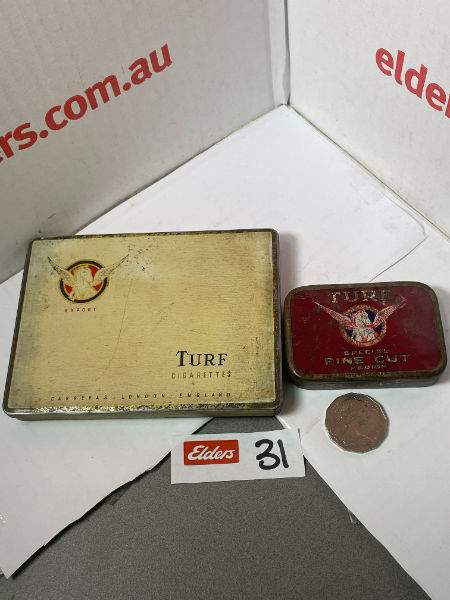 Lot 31 - Turf Cigarettes 50pk Tin | AuctionsPlus