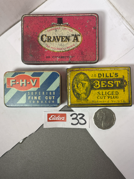 Lot 33 - Craven A Cigarettes 25pk Tin | AuctionsPlus