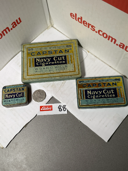 Lot 88 - Capstan Navy Cut Medium Strength Fine Cut 1oz Tin | AuctionsPlus