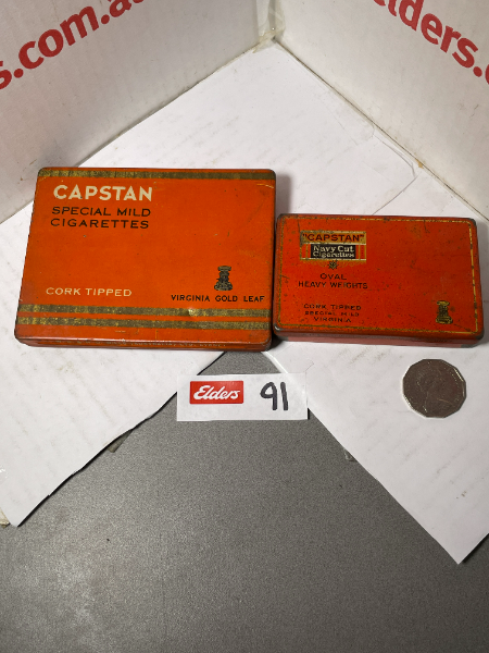 Lot 91 - Capstan Special Mild Cigarettes Cork Tipped Virginia Gold Leaf ...