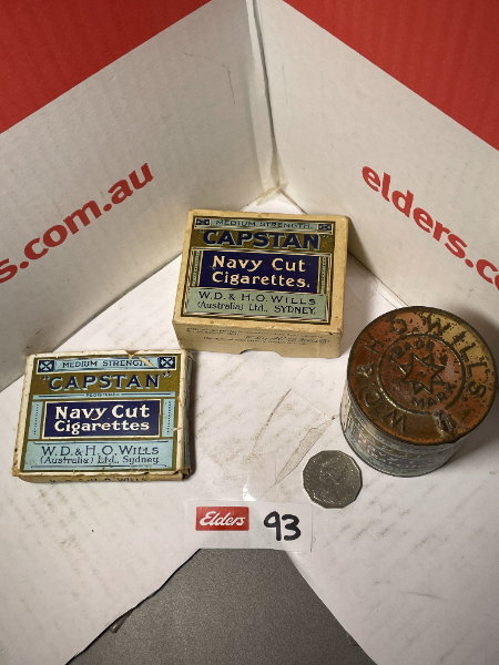 Lot 93 - Capstan Navy Cut Package Medium Strength | AuctionsPlus