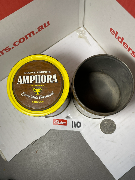 Lot 110 - Douwe Egberts Amphora Pipe Tobacco Extra Mild Cavendish 6oz ...