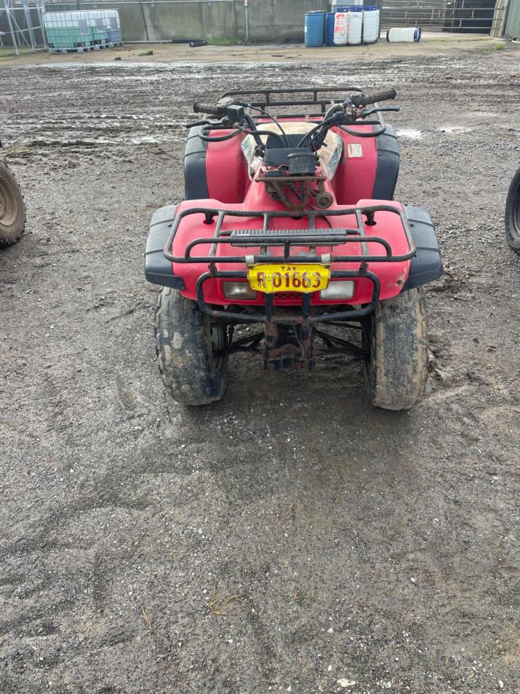 Lot 38 - Honda Big Red 300 Quad Bike | AuctionsPlus