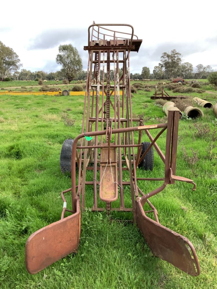 Lot 17 - Old Sqaure Hay Bale Elevator | AuctionsPlus