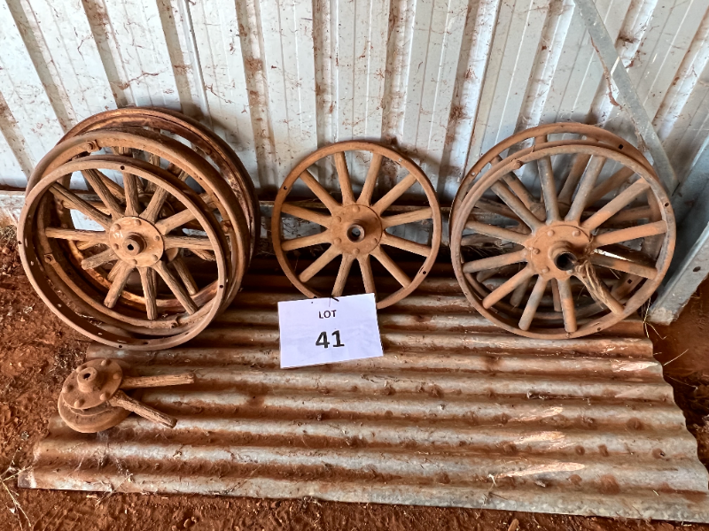 Lot 41 - Model T Ford Wheels | AuctionsPlus