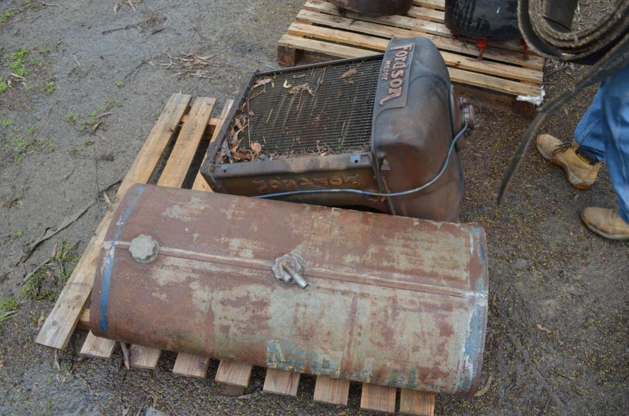 Lot 21 - Fordson Radiator & Fuel Tank to Suit E27N | AuctionsPlus