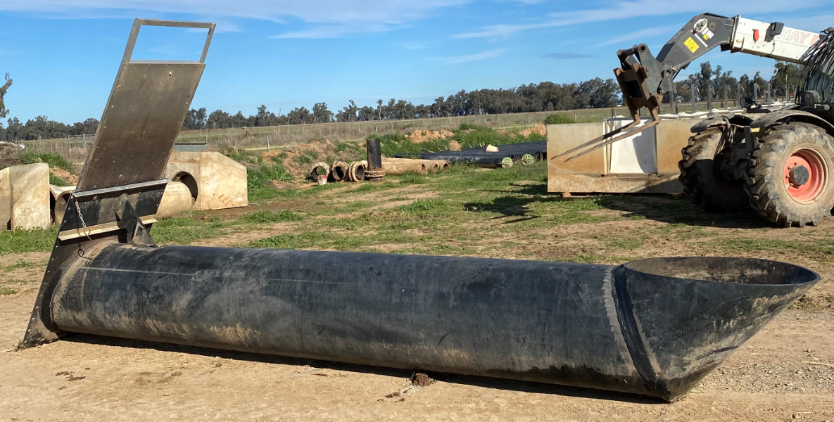 Lot 32 - Poly Pipe Under Bank Siphon Bay Outlet | AuctionsPlus