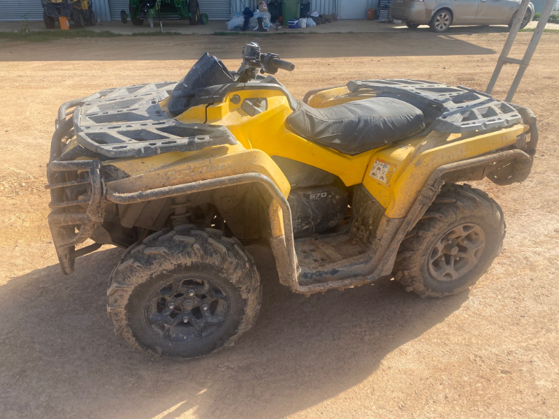 Lot 10 - Can-am Outlander 4-Wheeler | AuctionsPlus
