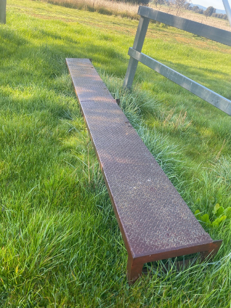 Lot 100 - Checker Plate Platform | AuctionsPlus