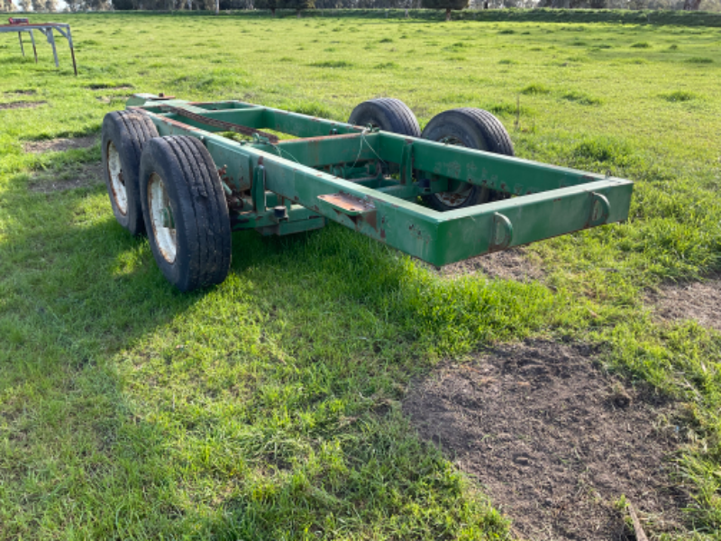 Lot 172 - Heavy Duty Tandem Trailer Chassis Frame | AuctionsPlus
