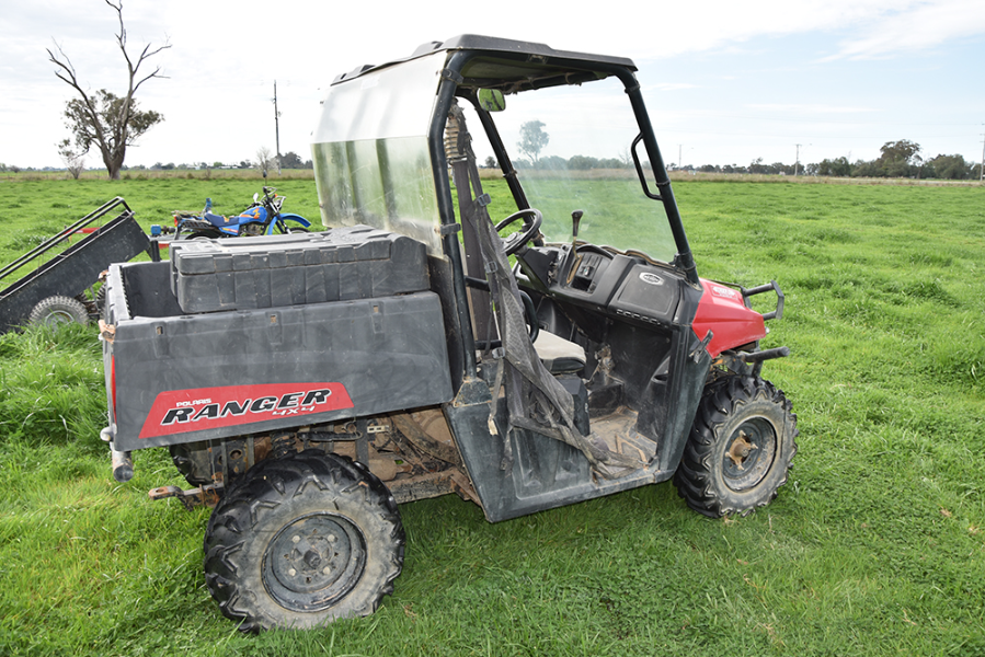 Lot 4 - Polaris Ranger 4x4 Motorbike | AuctionsPlus