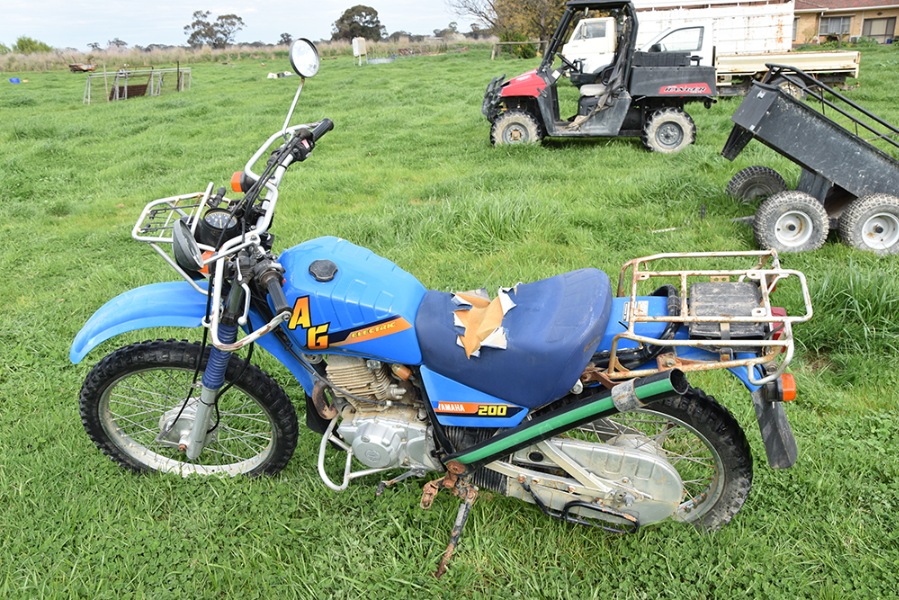 Lot 6 - Yamaha AG200 Motorbike | AuctionsPlus