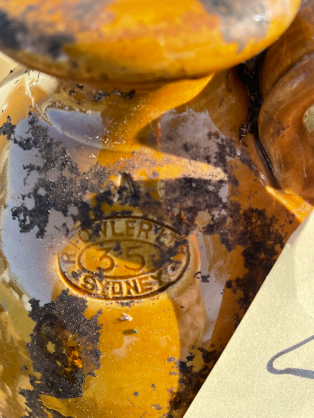 Lot 197 - ANTIQUE FOWLER EARTHENWARE JUG. STAMPED 35 | AuctionsPlus