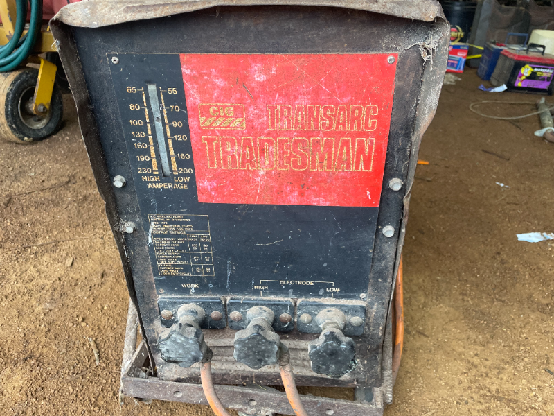 Lot 55 - Transarc Tradesman arc welder | AuctionsPlus