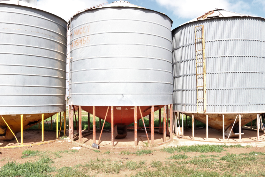 Lot 32 - Macey silo on concrete slab. | AuctionsPlus