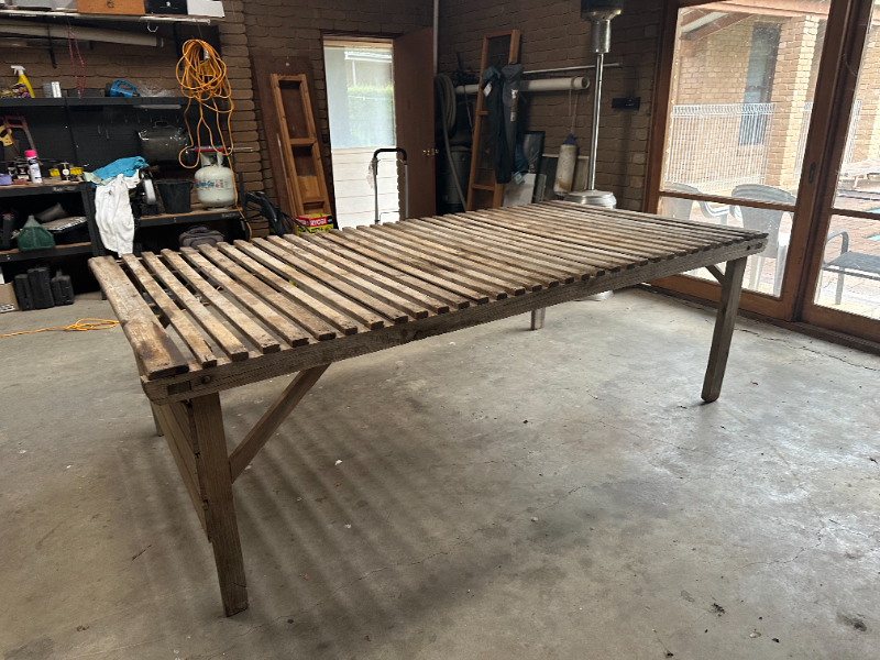 Lot 27 - Antique Wool Table #2 | AuctionsPlus