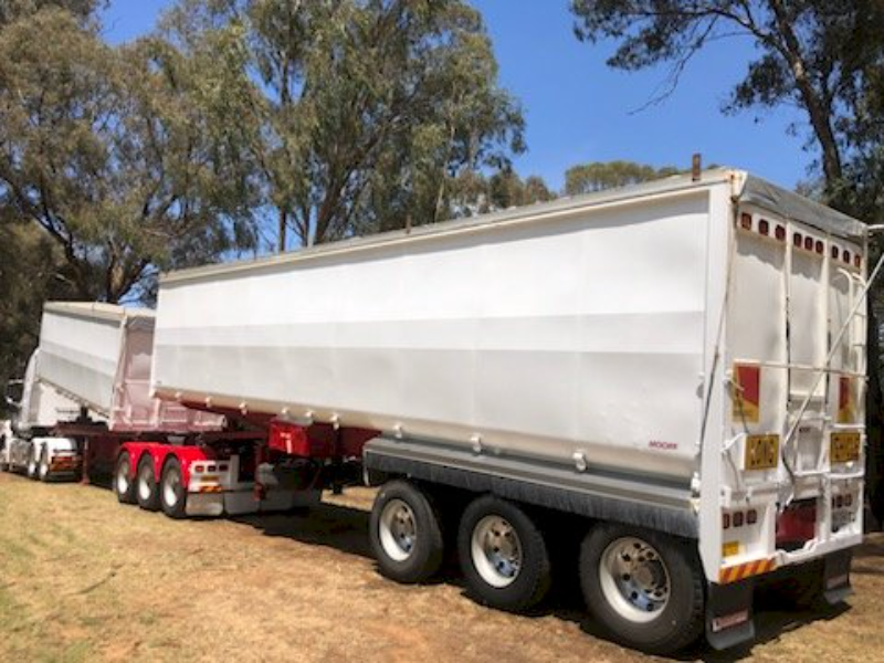 Lot 5 - 2013 Moore B Double Tippers | AuctionsPlus