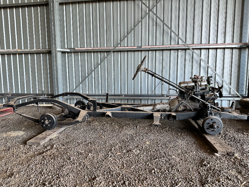 Lot 8 - Standard Vanguard Ute, wooden tray | AuctionsPlus