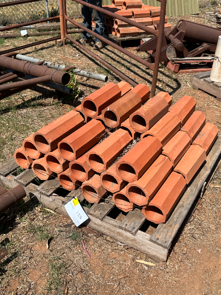 Lot 133 - Terracotta wine racks | AuctionsPlus