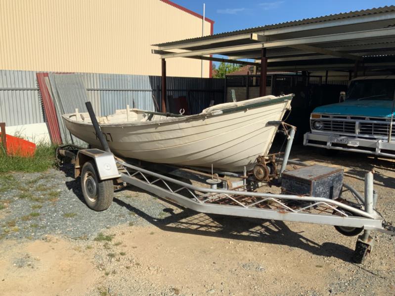 Lot 12 - 15FT TIMBER CLINKER & TRAILER | AuctionsPlus