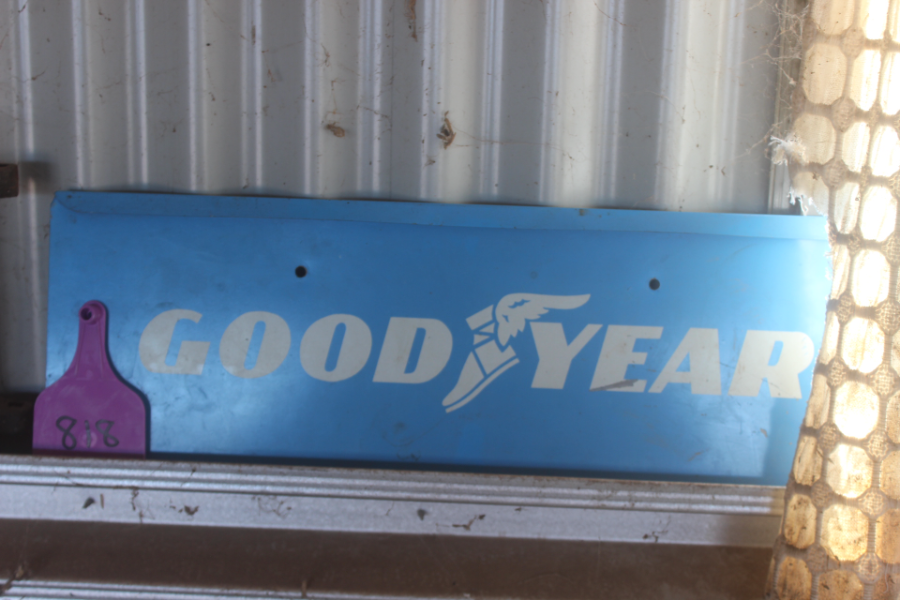 Lot 818 - Good Year Sign | AuctionsPlus